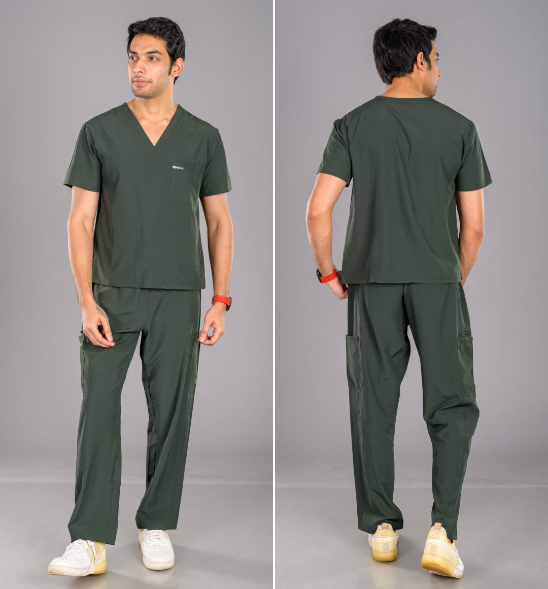 Military Green Scrub Set Men – wearoncall